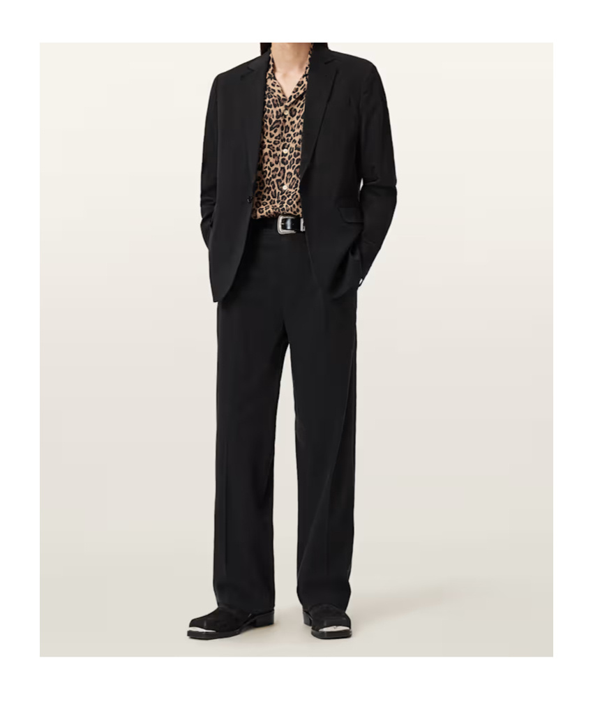 ALLSAINTS ALLSAINTS Rebel Loose Fit Pleated Trousers